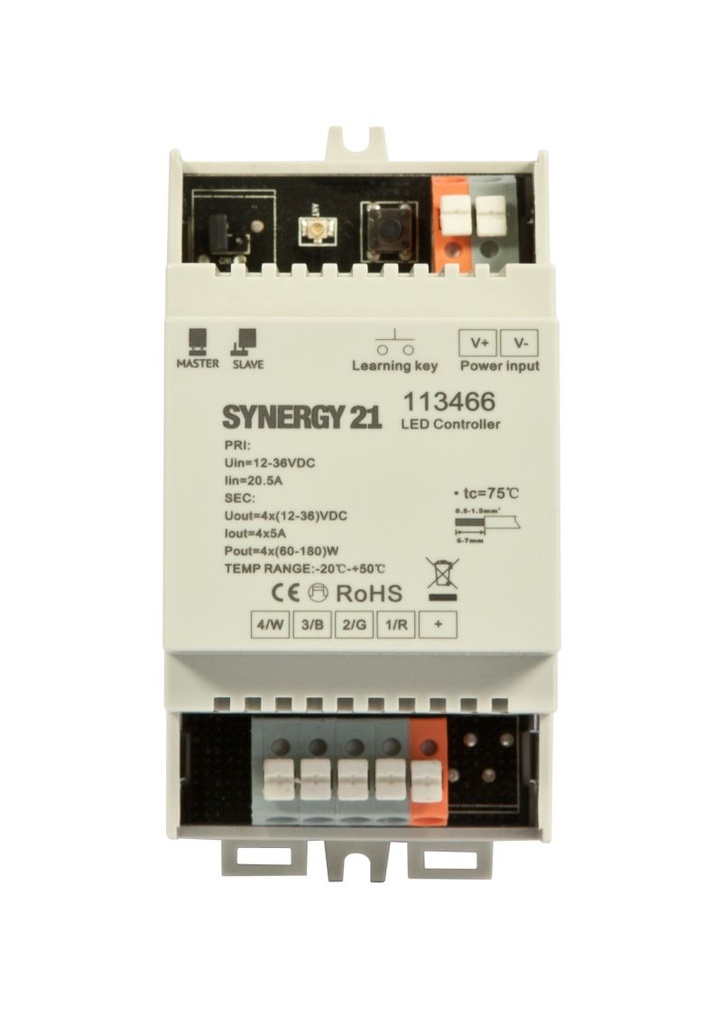Synergy 21 LED Controller EOS 05 4-channel controller + top-hat rail ...
